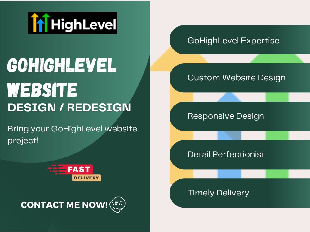Gohighlevel website design redesign gohighlevel sales funnel landing ...