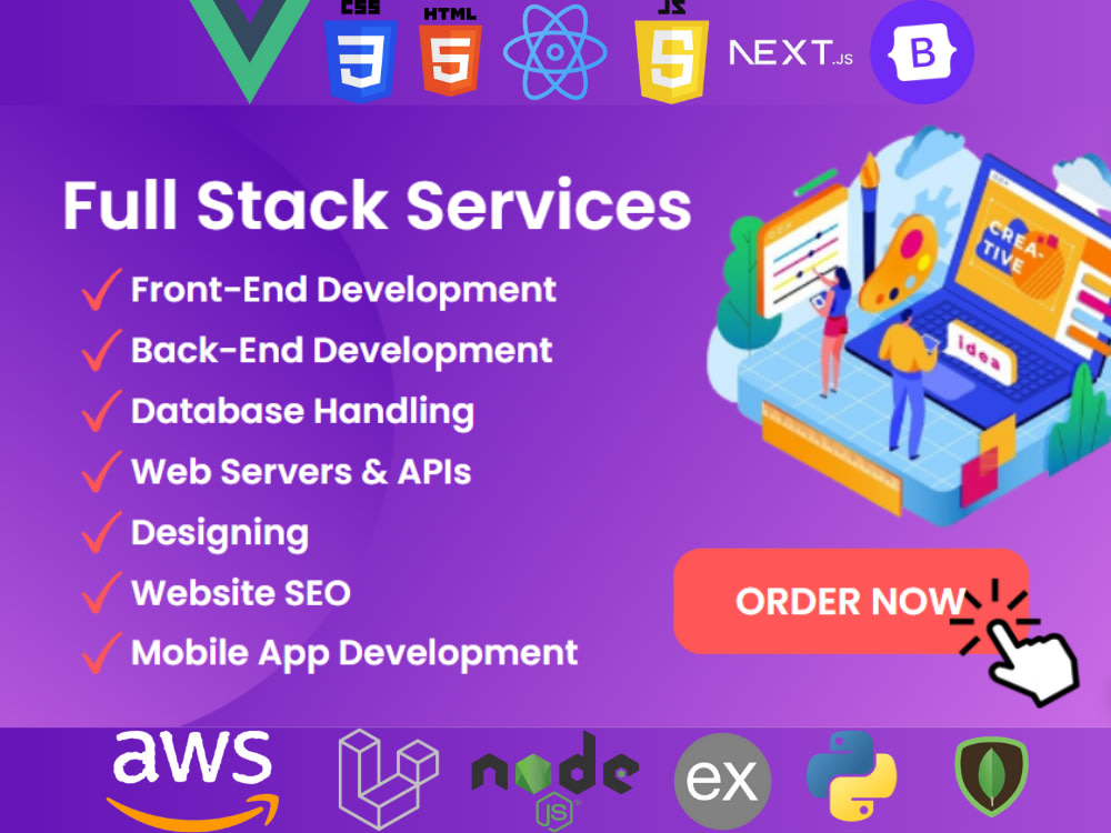 Node Js Vue Js React Js Next Js Developer Mern Stack Developer Upwork
