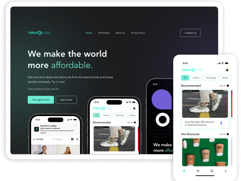 Prototype for Web & Mobile App with Figma | Upwork