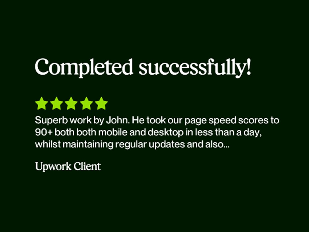 WordPress Website Speed Optimization | Upwork