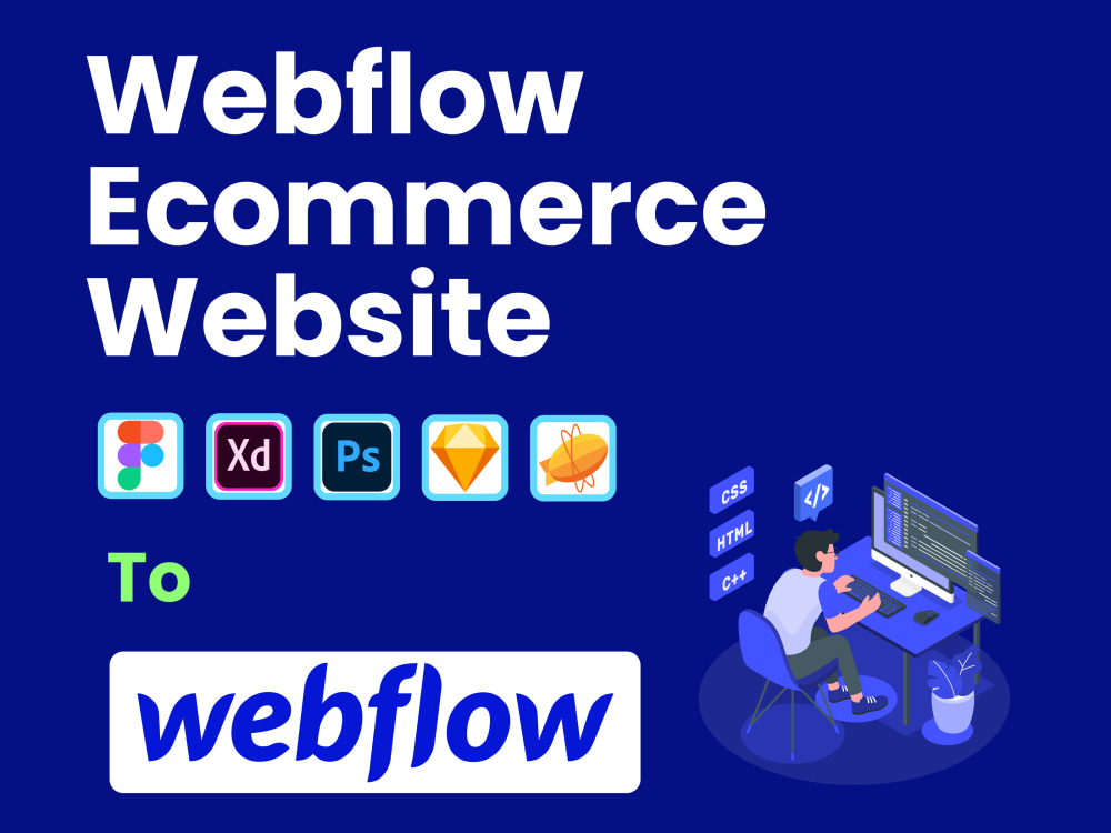 Responsive webflow website, figma to webflow, xd to webflow | Upwork