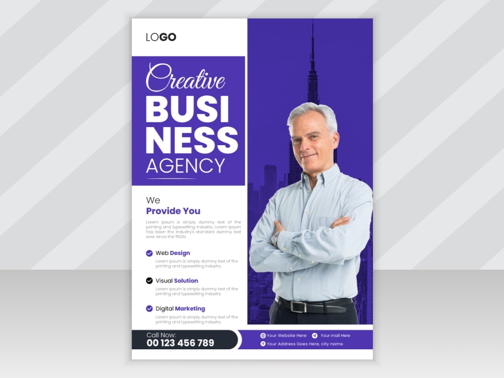 Professional flyer for your business | Upwork