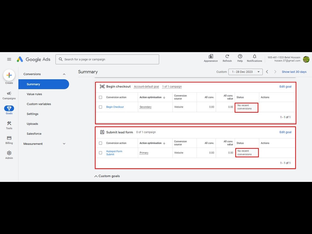 Google ads conversion tracking dynamic remarketing or retargeting with GTM | Upwork