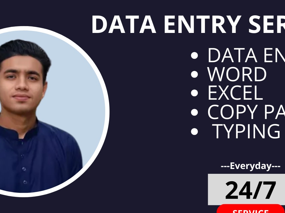 Accurate excel data entry | Upwork