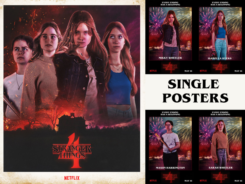 A personal poster inspired by Stranger Things | Upwork