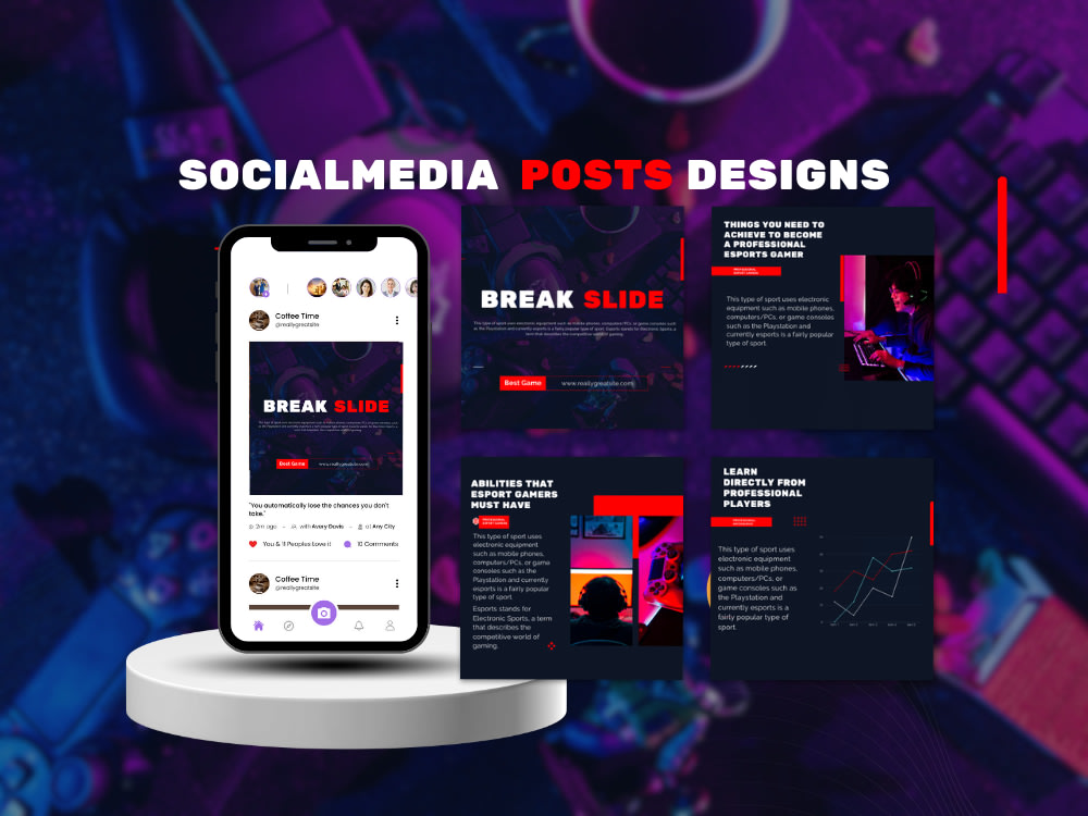 Stunning social media design | Upwork