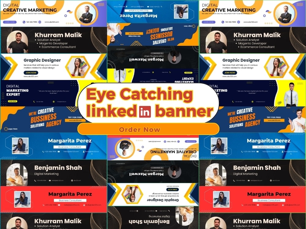 Eye catching banner for your linkedIn Profile | Brand | Upwork