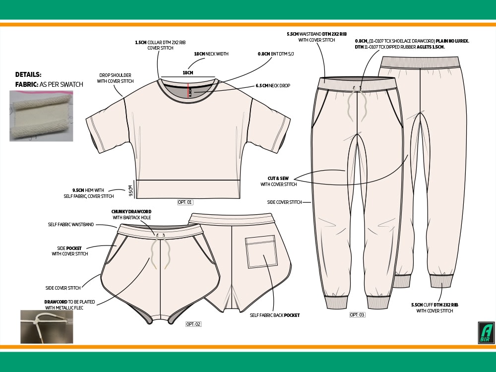 A custom fashion design tech pack and technical flat sketch. | Upwork
