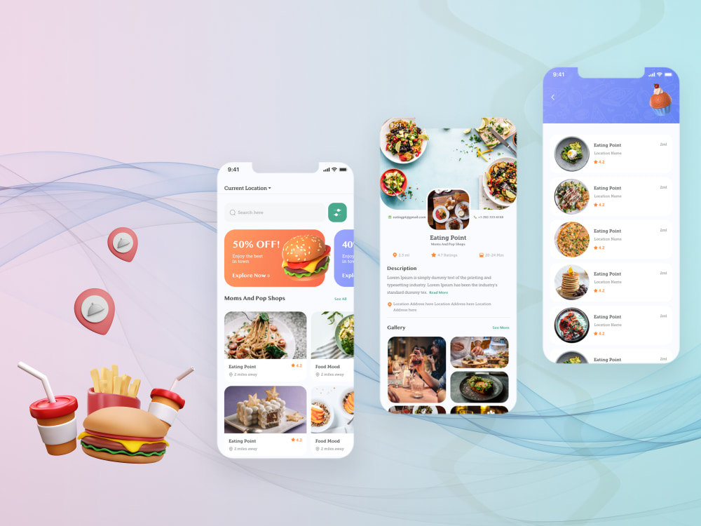Mobile Design | Mobile App Redesign | Flow Chart| Wireframing | UX/UI ...