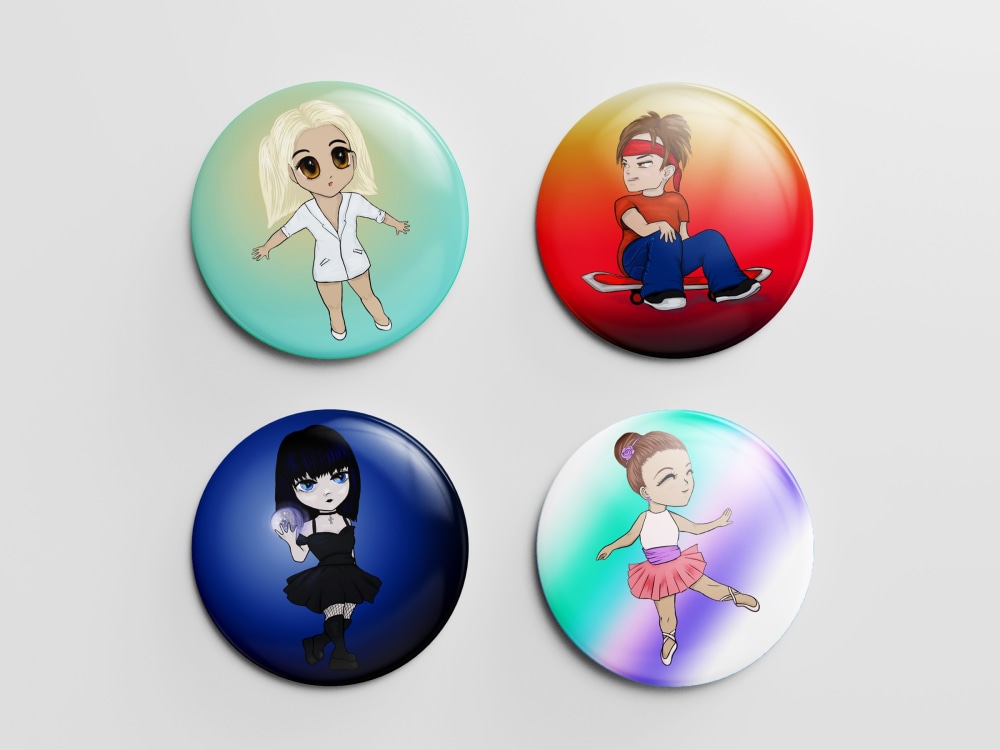 Design of 1 or several characters made in the same style | Upwork