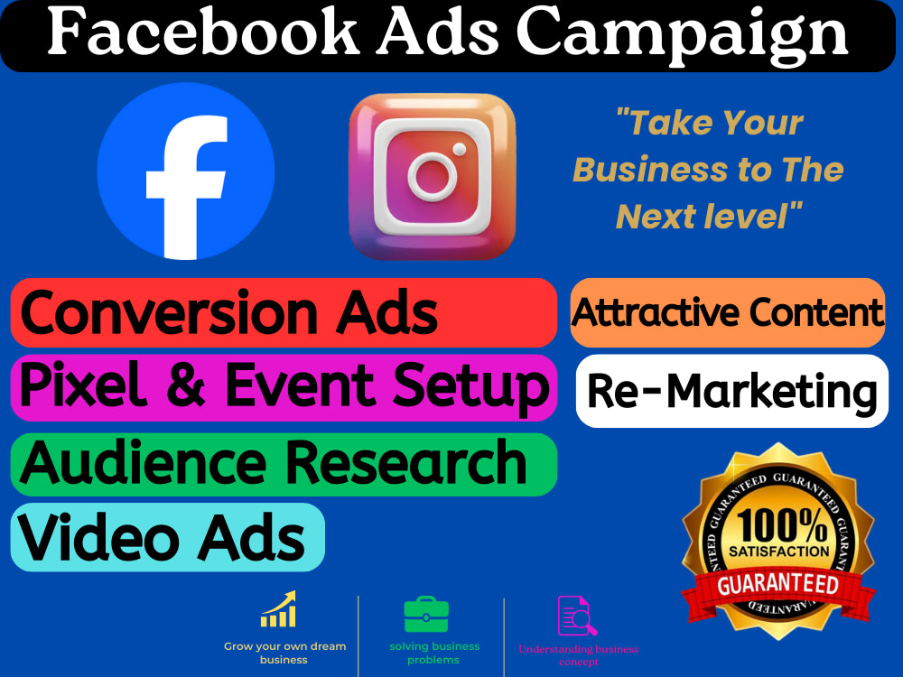 Facebook Page Setup And Target Oriented Facebook Ads Campaign | Upwork