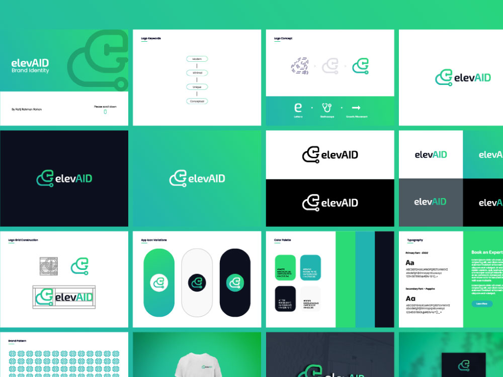 Modern Minimal Brand Identity Design / Brand Style Guide and Branding ...