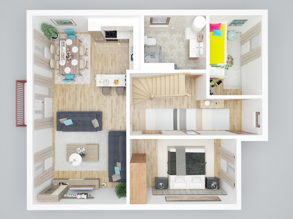 3D Floor Plan Renderings | Upwork