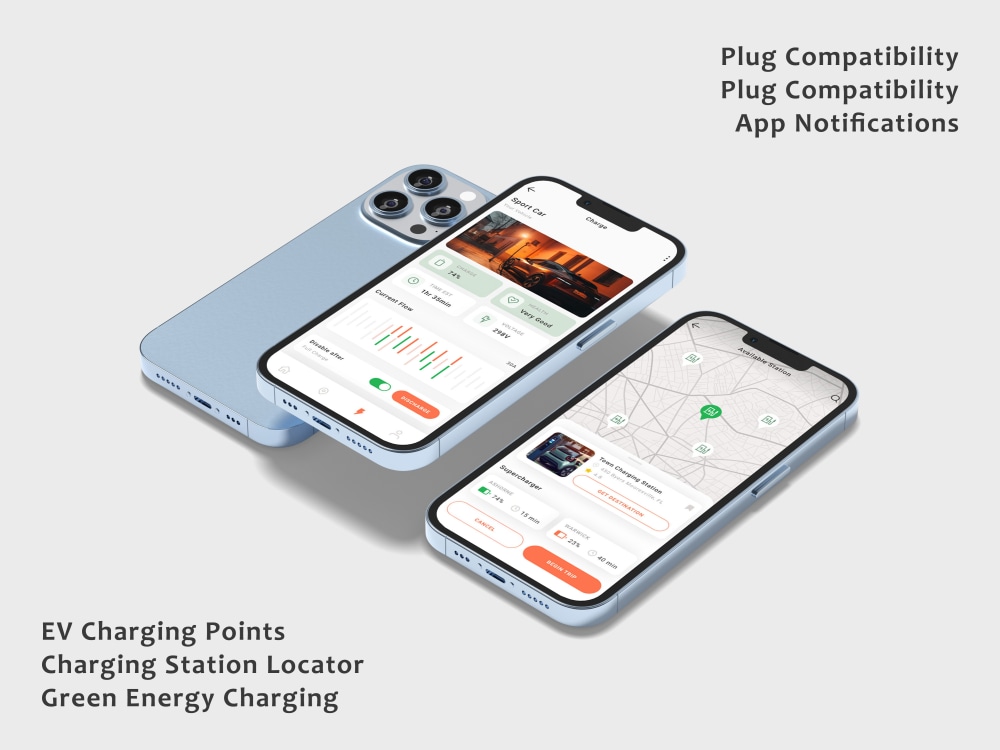 A Mobile App for EV Charging Stations & Charge Point Navigator | Upwork