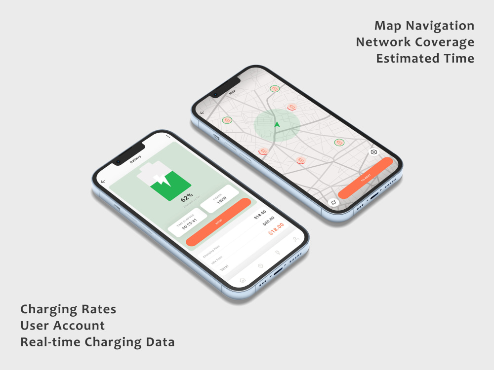 A Mobile App for EV Charging Stations & Charge Point Navigator | Upwork