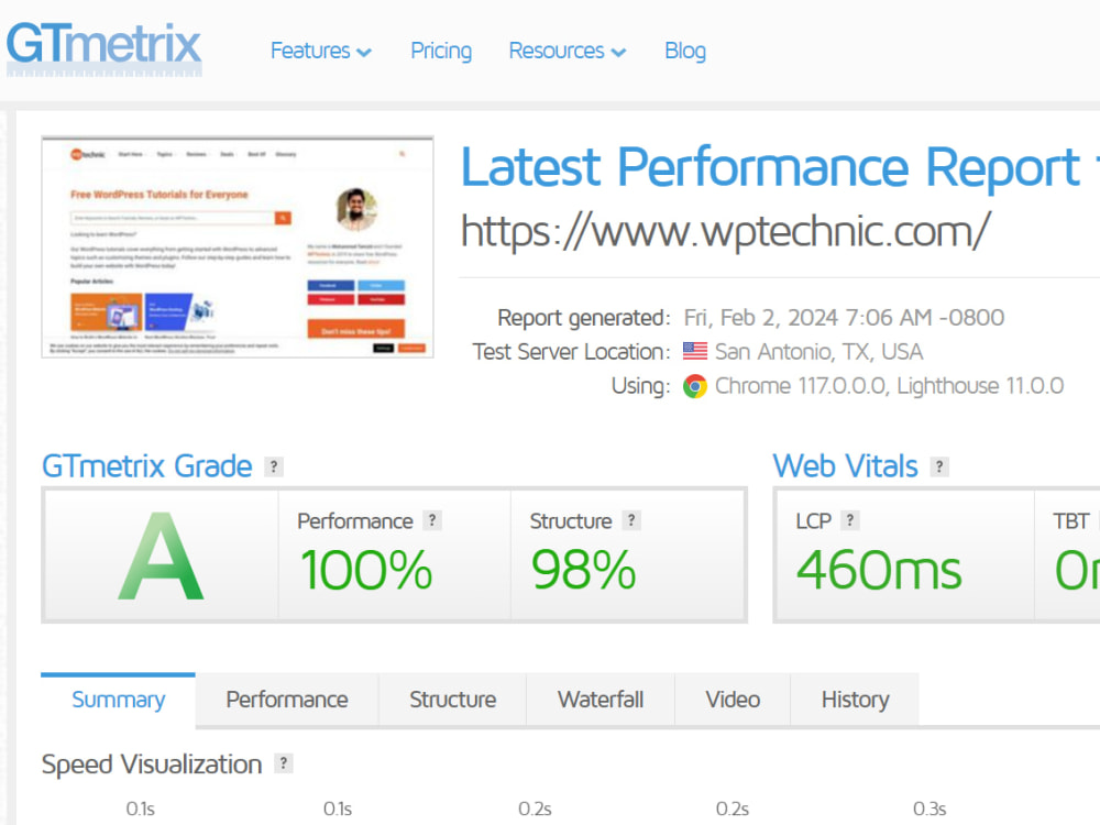 WordPress Speed Optimization, Performance for GTmetrix, PageSpeed Insights | Upwork