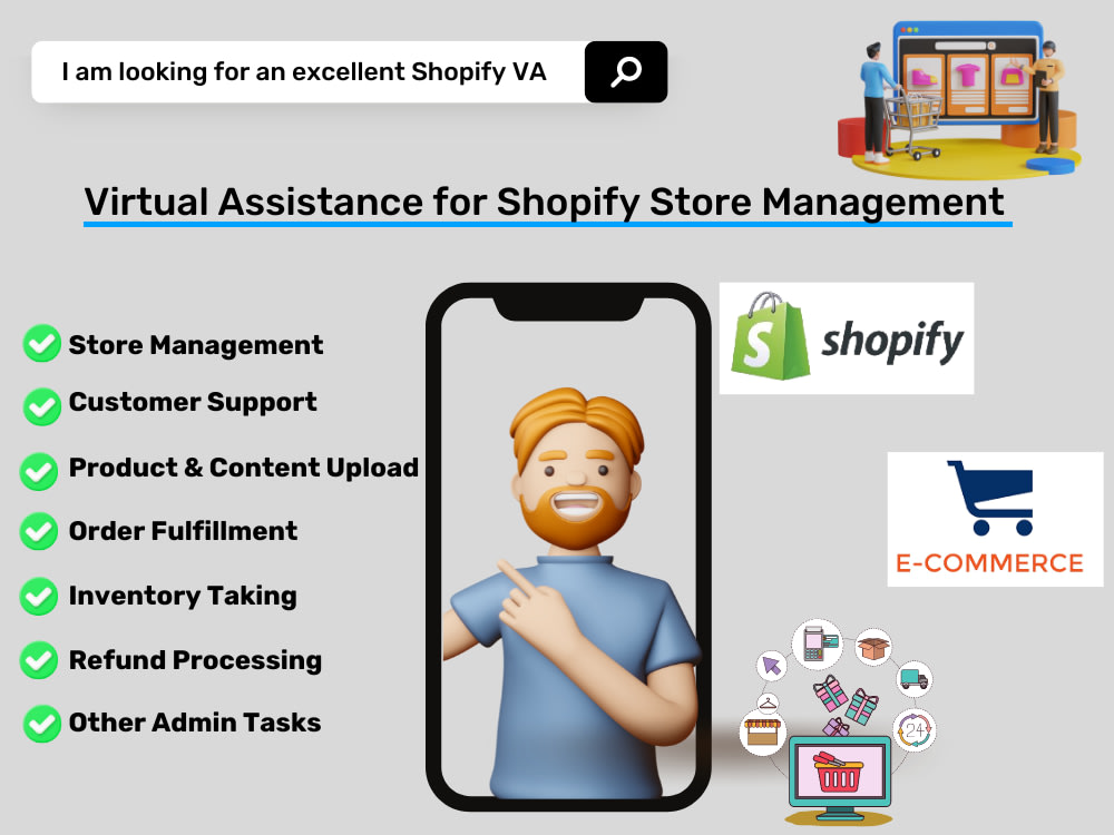 Top-notch Shopify Virtual Assistant and Shopify Store Management ...