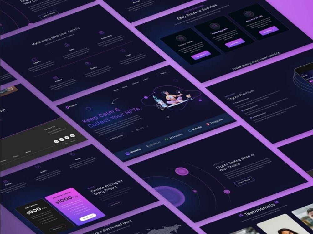 Stunning Website UI/UX design | Website Landing Page UI UX design in ...