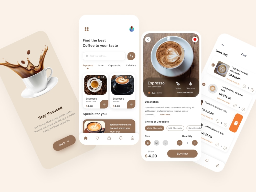 An amazing mobile app UI/UX Design | Upwork