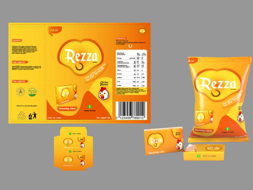 An attractive and professionally designed package & label for your ...