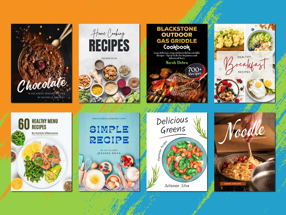 Cookbook or recipe book cover design, layout design or formatting | Upwork