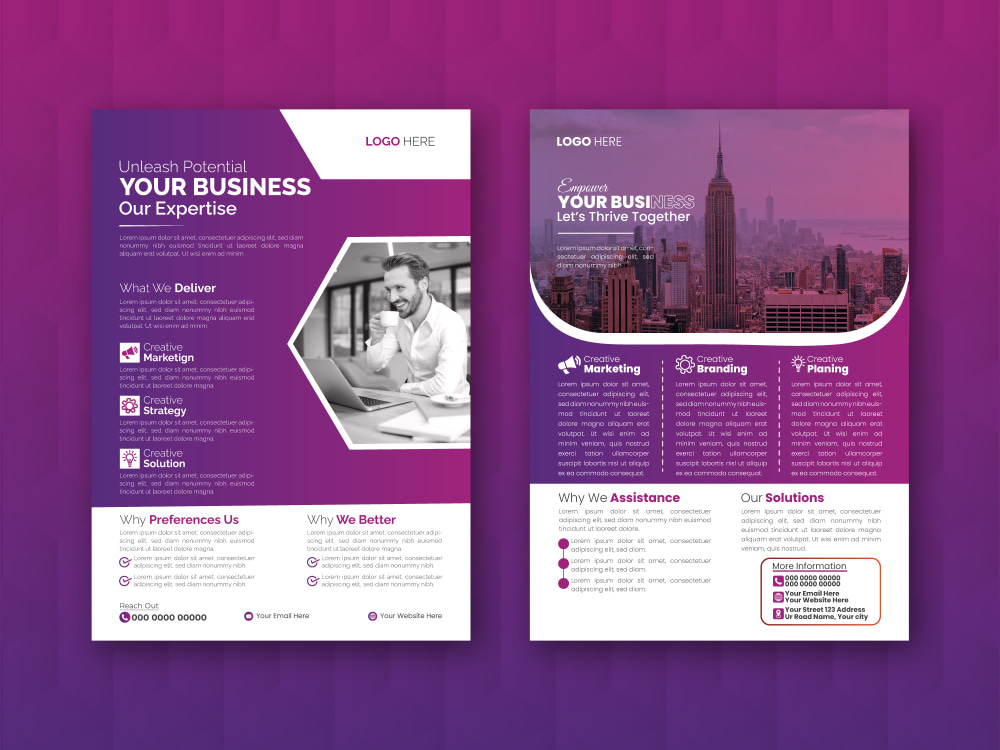 A professional and modern Flyers for Your Business | Upwork