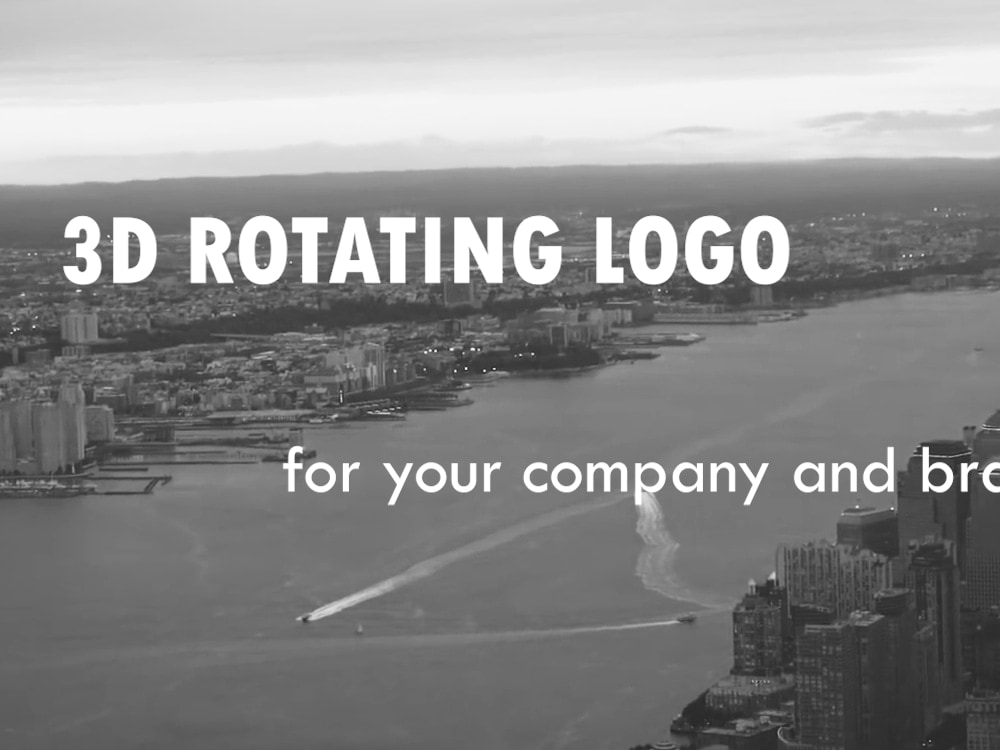A 3d rotating logo for your website | Upwork