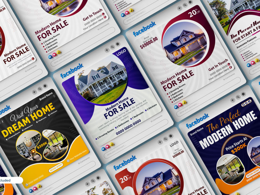 A eye-catching Social Media post, Facebook ads, or web banners design ...