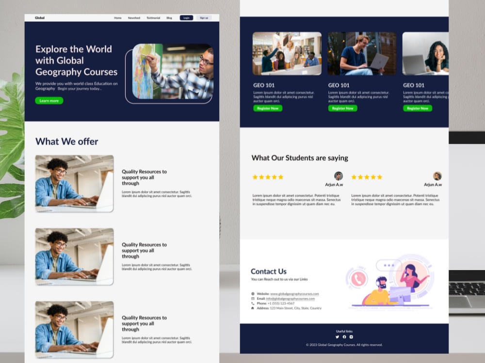 Visually pleasing website design that will turn your visitors into ...
