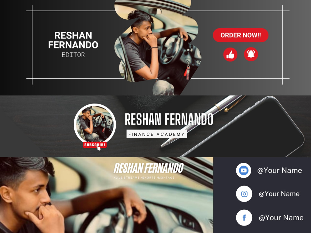 Unique YouTube Channel Art Banner And Logo With Channel SEO Help | Upwork