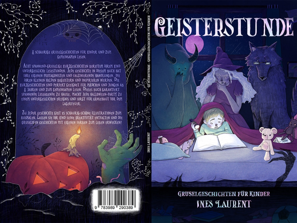 A fully illustrated and eye-catching book cover | Upwork