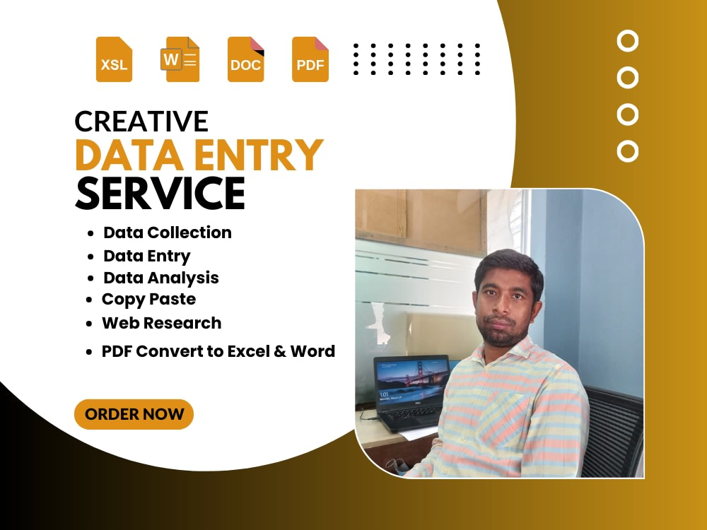 Impeccable Data entry MS Excel /MS Word/PDF/Copy Paste within 24 hr | Upwork