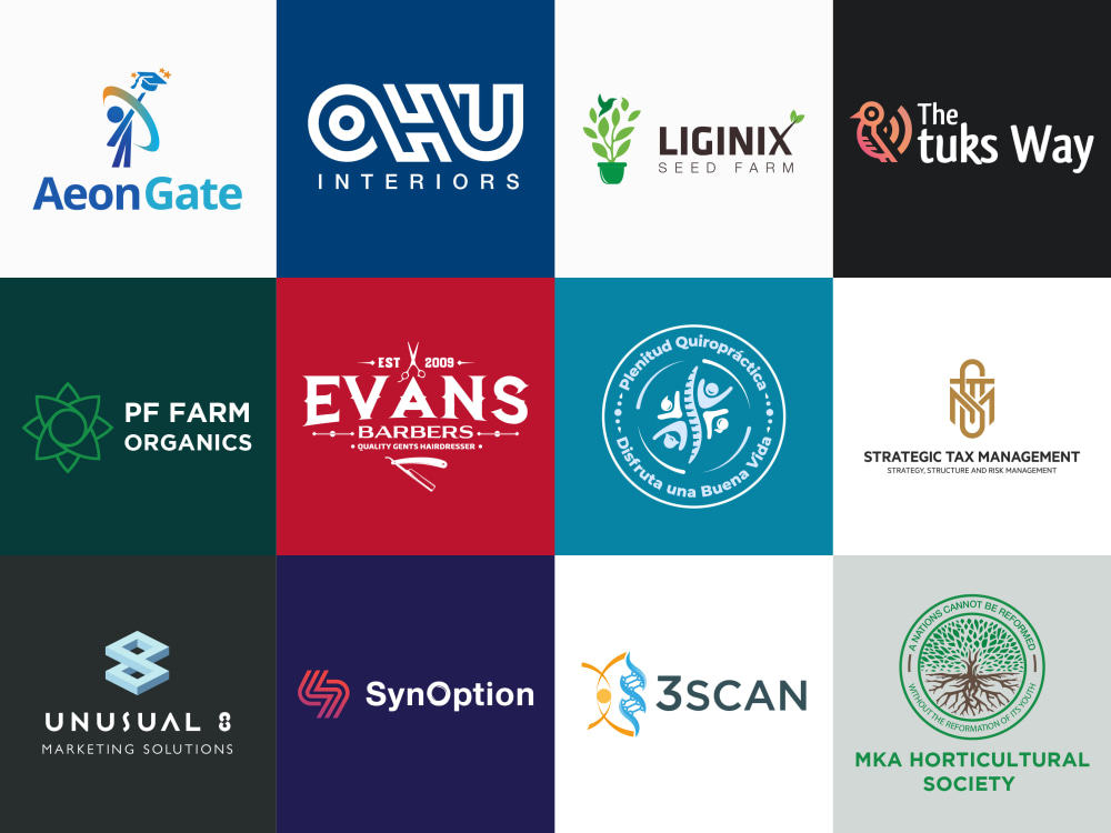 A Custom Modern logo design | Upwork