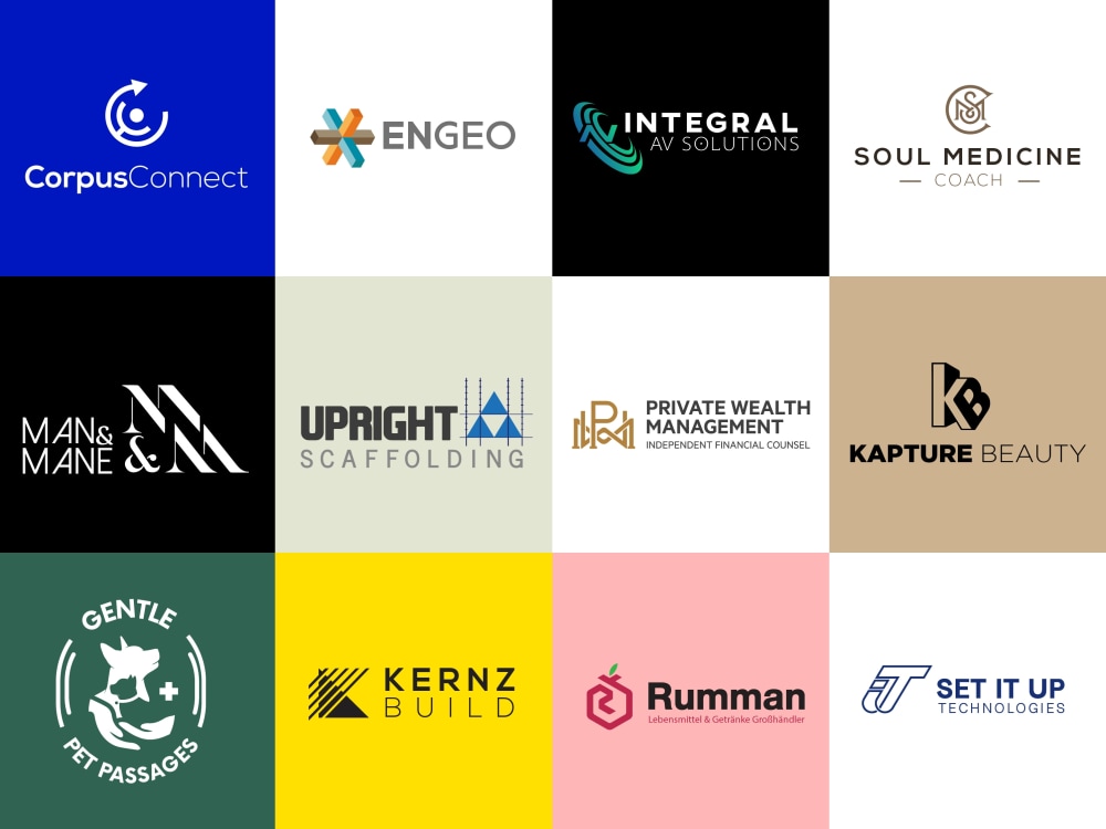 A Custom Modern logo design | Upwork