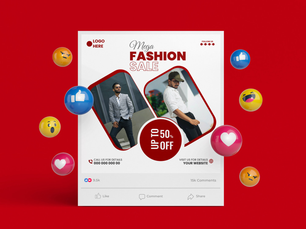 Creative Social Media Facebook / Instagram Post, Banner, Ads, Cover ...