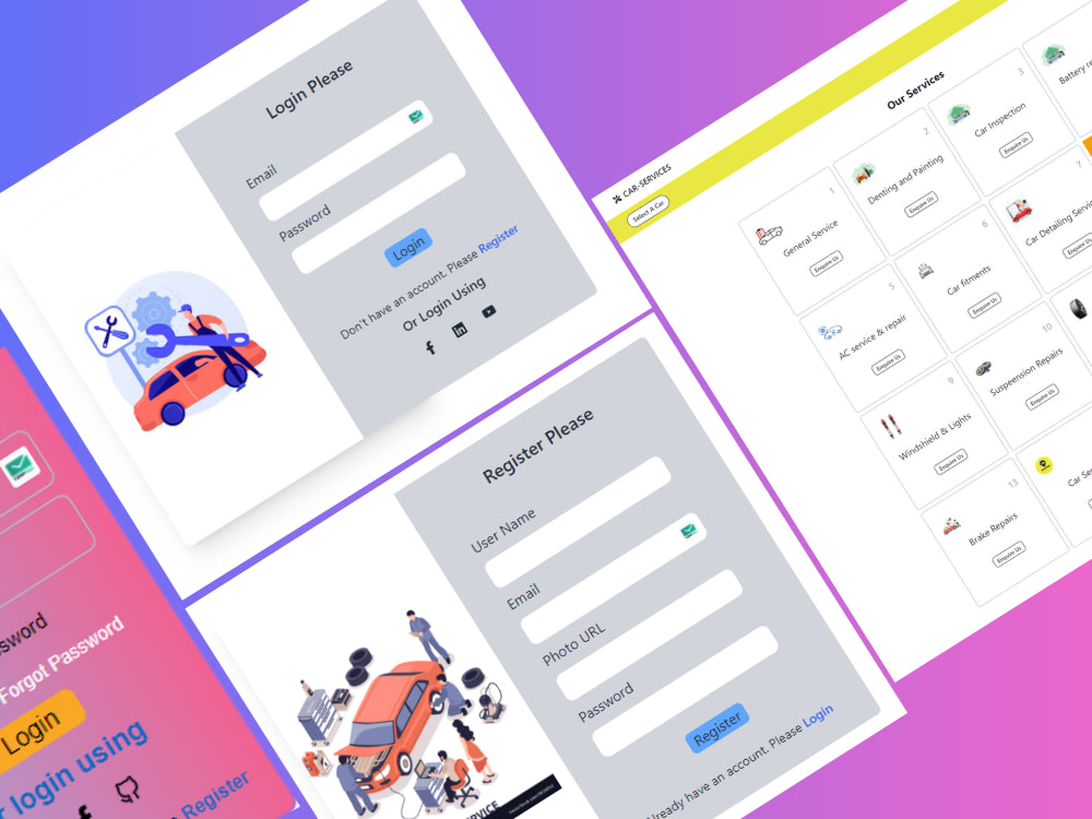 A React Application developed from Figma Template | Upwork