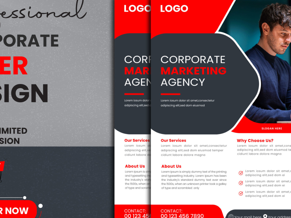 Design creative party Flyer, corporate Flyer, food Flyer, church Flyer ...