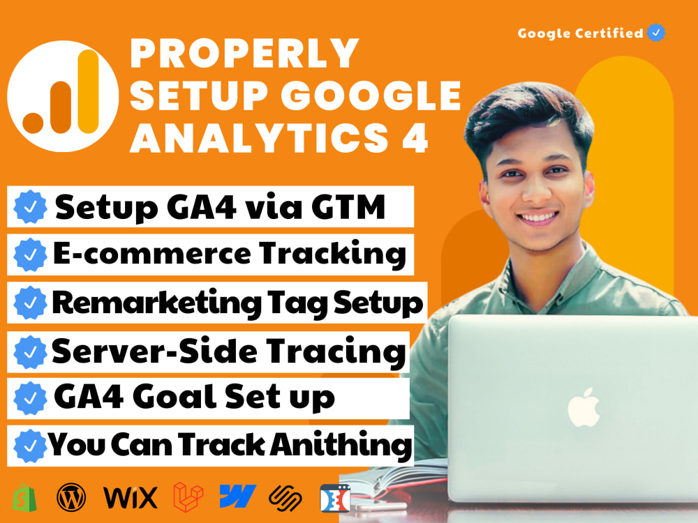 Google Analytics 4, Ga4 Server side tracking on your ecommerce website | Upwork