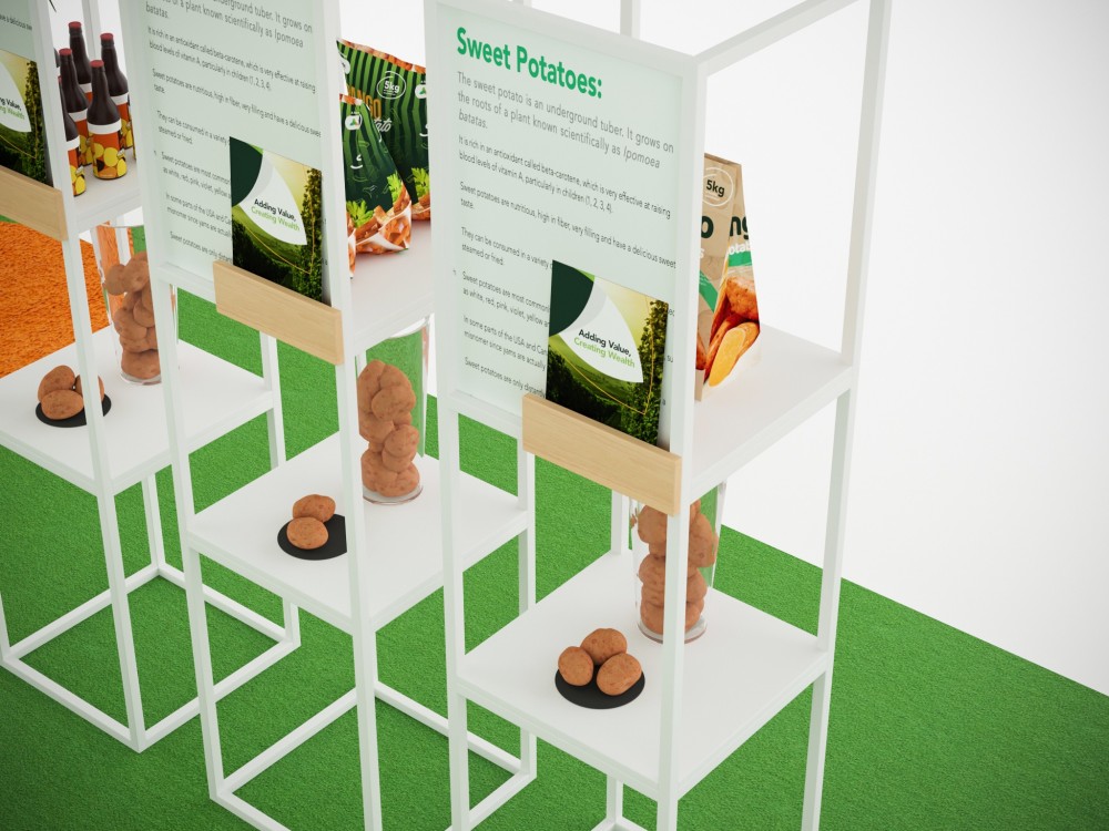 A photo-realistic rendering of your exhibition/event booth | Upwork