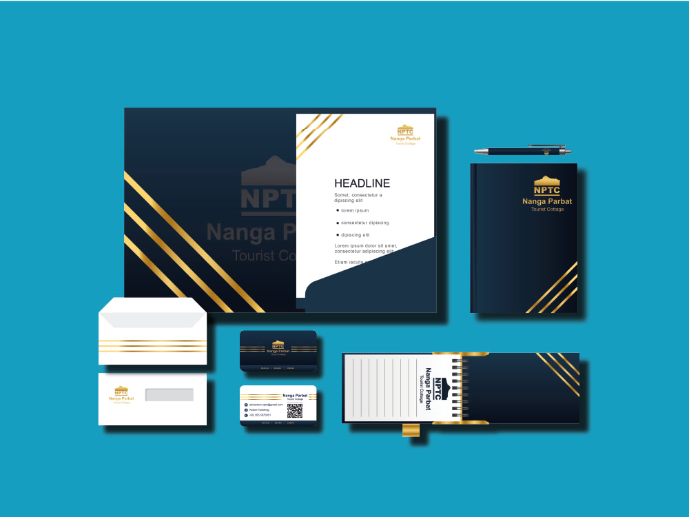 Stationery, business card, visiting card and letterhead design | Upwork
