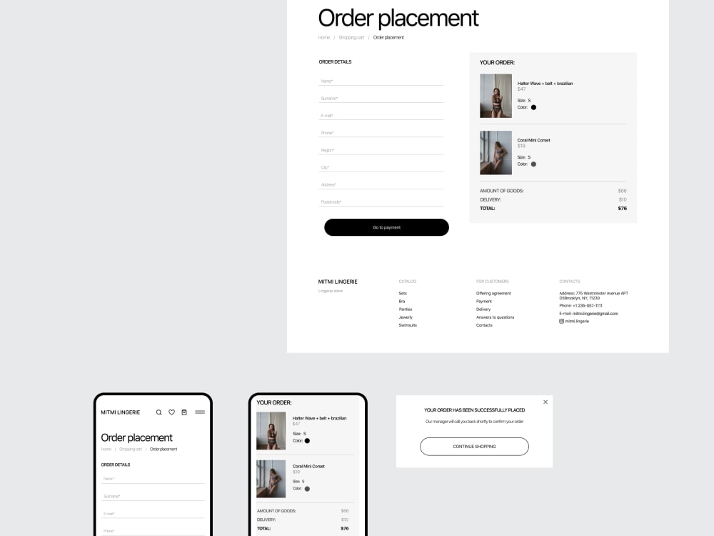 Custom responsive UI/UX website design, web interface design in Figma | Upwork