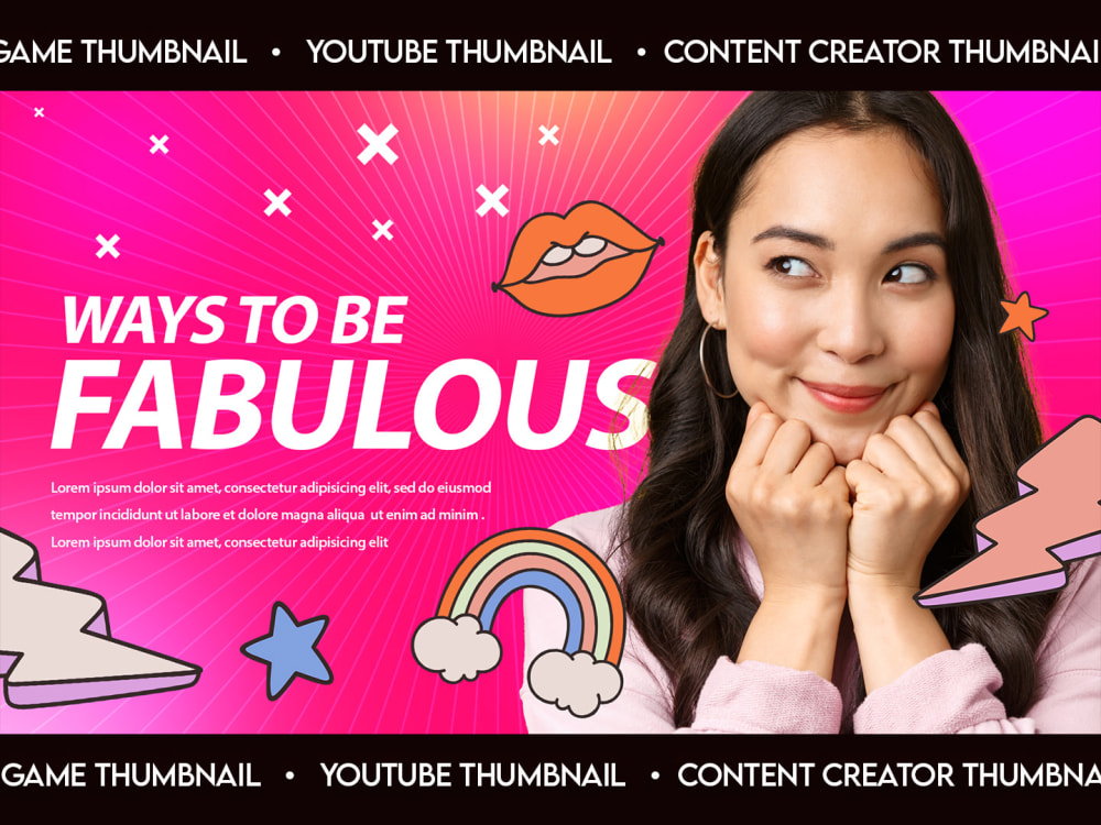 A top-notch, appealing, and attention-grabbing YouTube thumbnail design ...