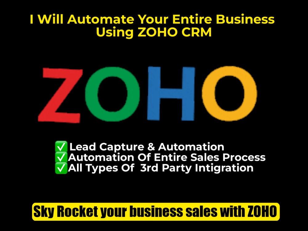 Business Automation With ZOHO CRM | WORKFLOW | WHATSAPP | CHAT BOTS ...
