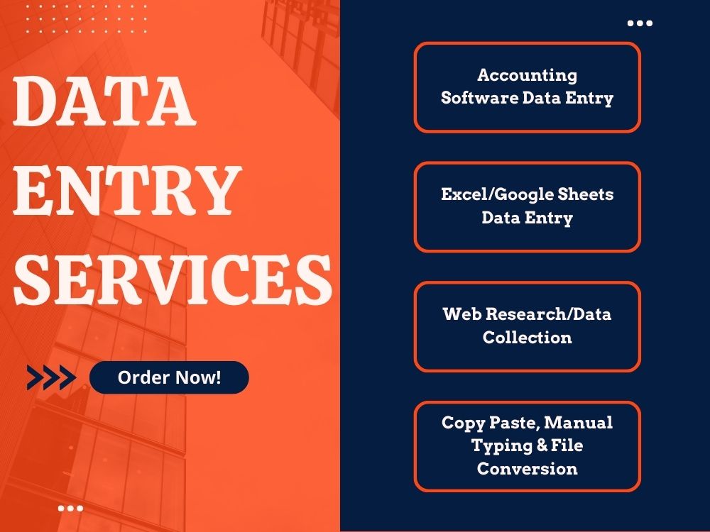 Accurate data entry, web research, file conversion & other data entry ...