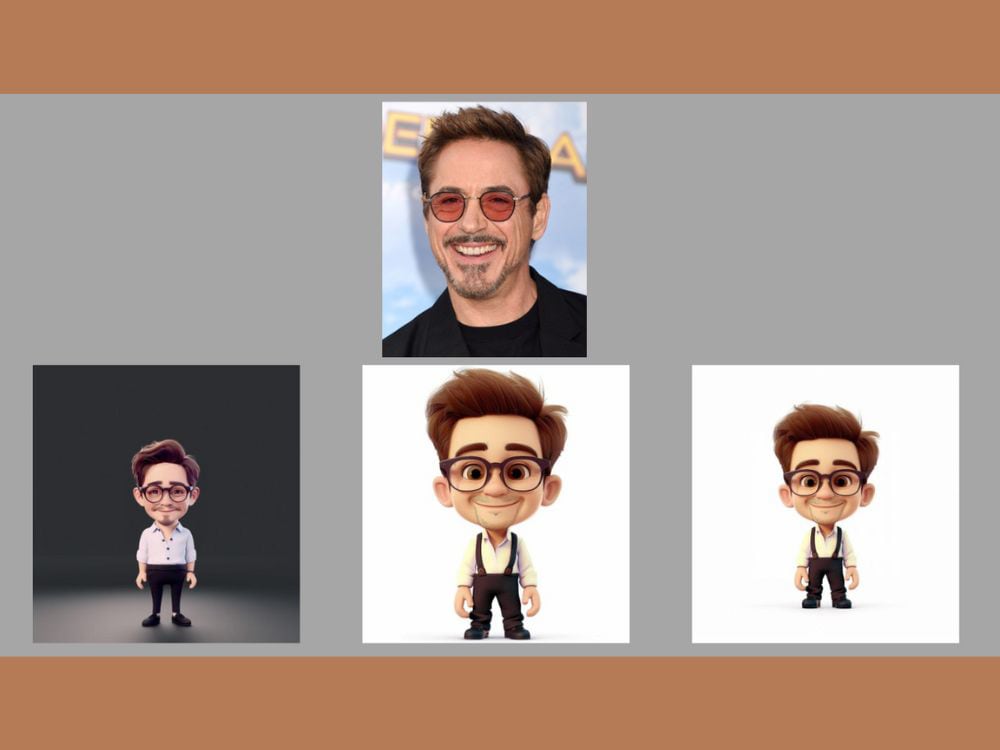 Cartoon Caricature Headshots for Your image using midjourny advance ...