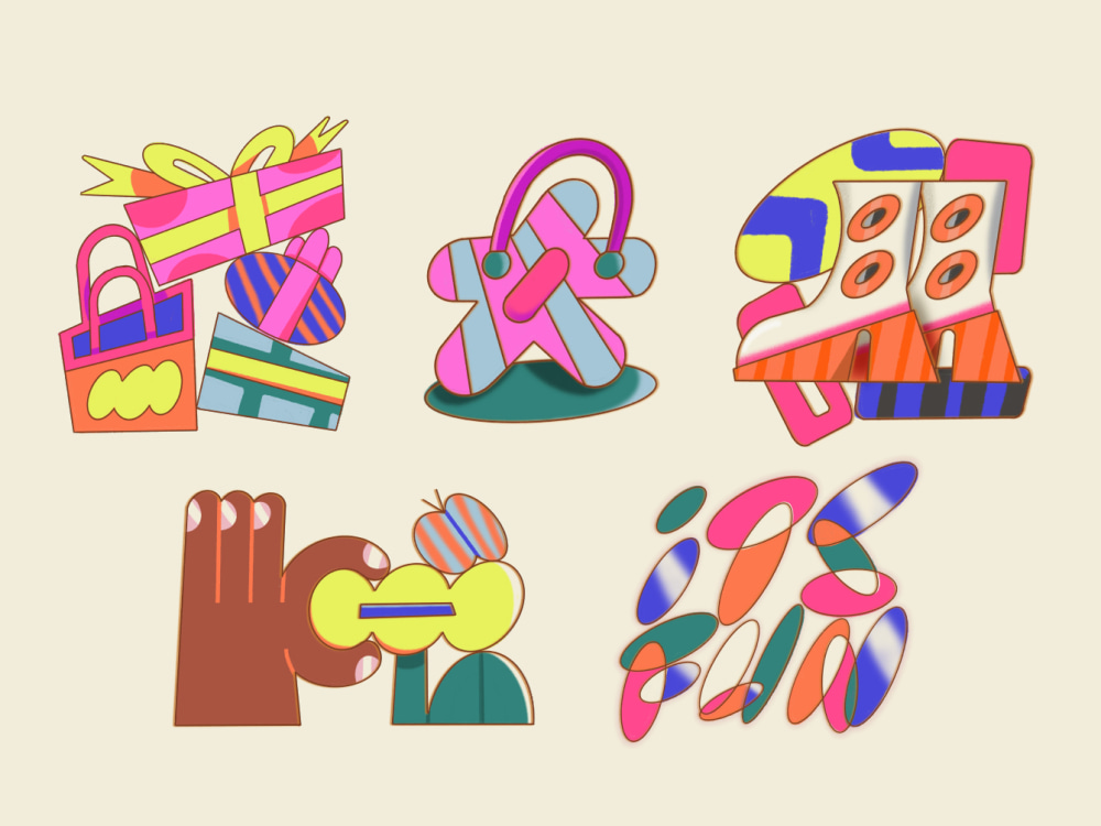 A super fun sticker set | Upwork
