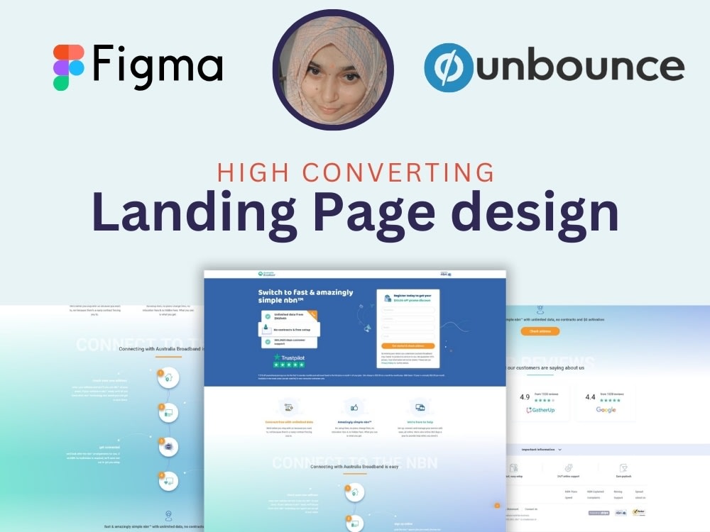 High converting Unbounce Landing Page | Unbounce Designer | Unbounce ...
