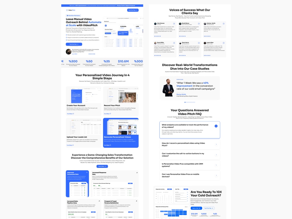 A conversion-focused landing page that attract, nurture and convert - Figma | Upwork