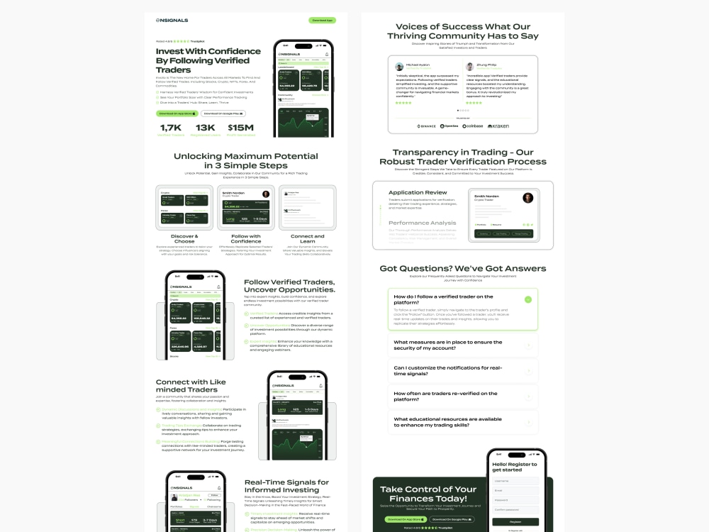 A conversion-focused landing page that attract, nurture and convert - Figma | Upwork
