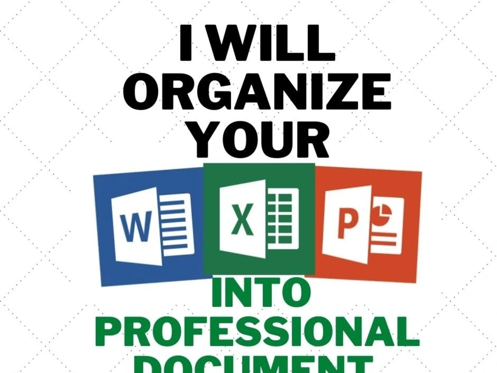 Your word document professionally formatted & organized | Upwork